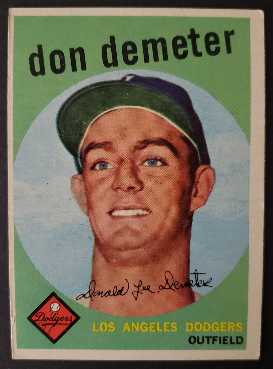 1959 Topps Don Demeter 324 - Etsy