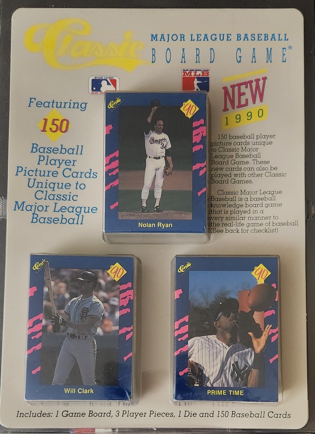 1990 Classic Baseball Sealed Board Game Set of 150 Cards - Etsy