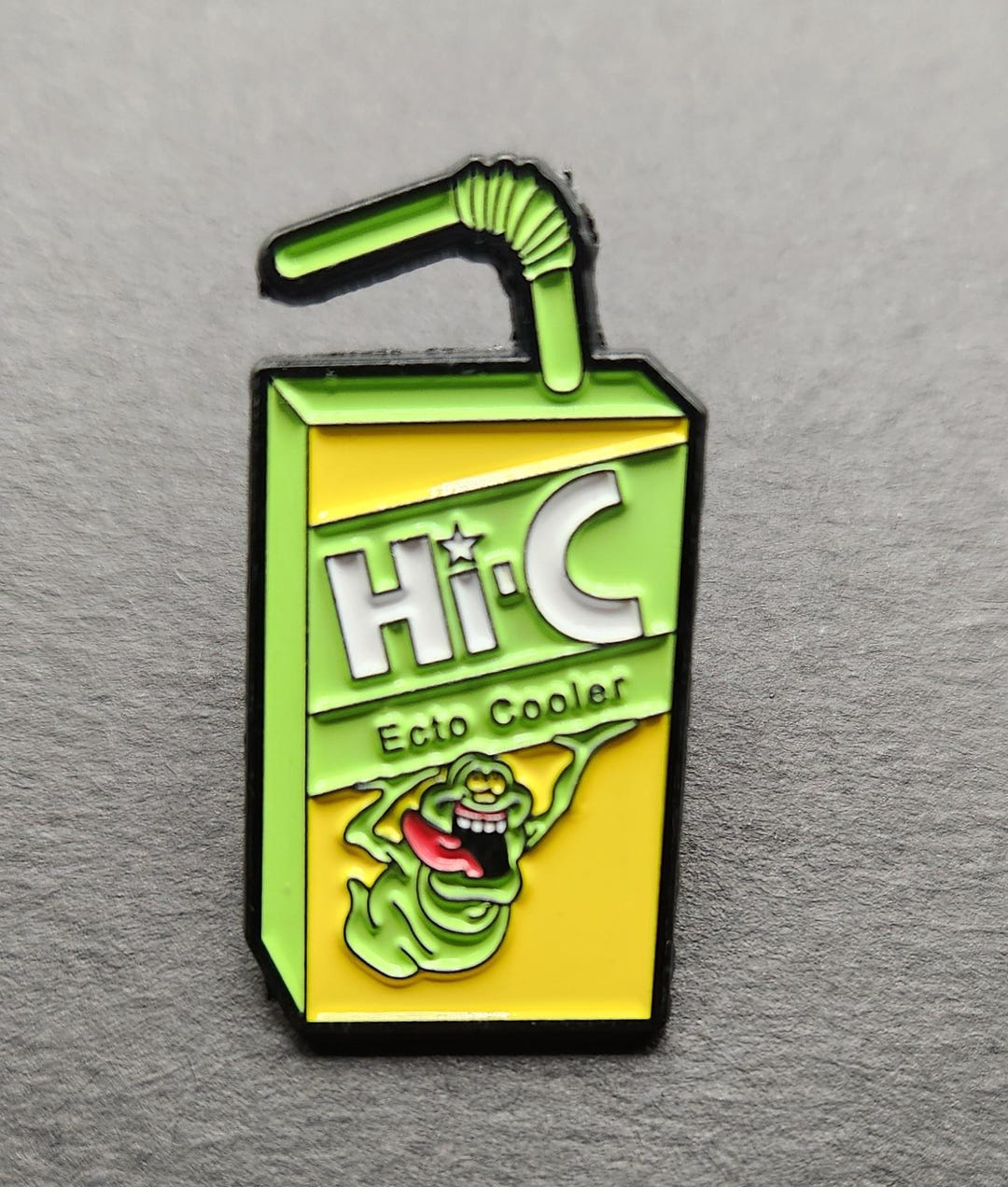 Ghostbusters Inspired Slimer Ecto Cooler Pin - Etsy