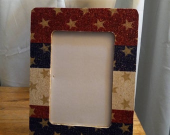 Red White Blue Frame - Etsy