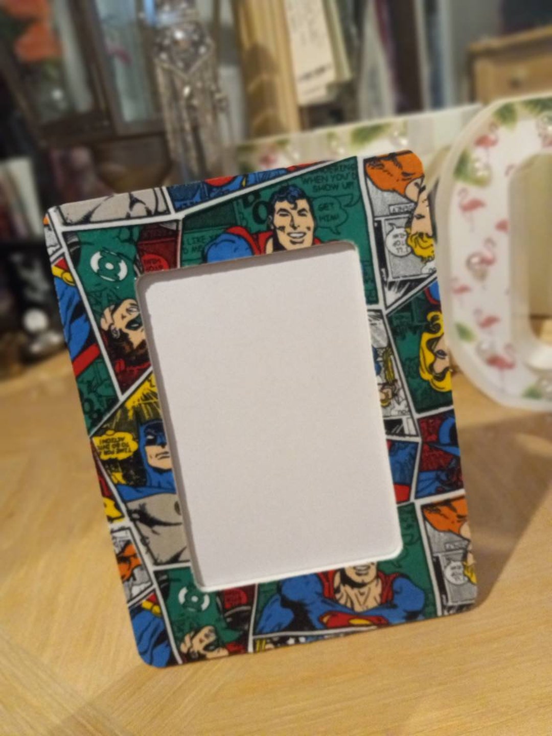 Superhero Decoupage Wood Photo Frames 4x6 Photo Picture Frame - Etsy