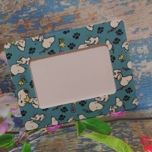 Snoopy Inspired Wood Decoupage Photo Picture Frame / | Etsy