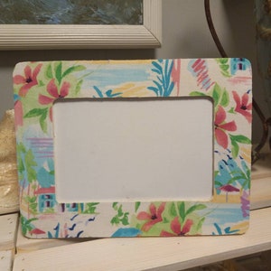 Tropical Hawaiian Island Beach Wood Decoupage Photo Frames ...