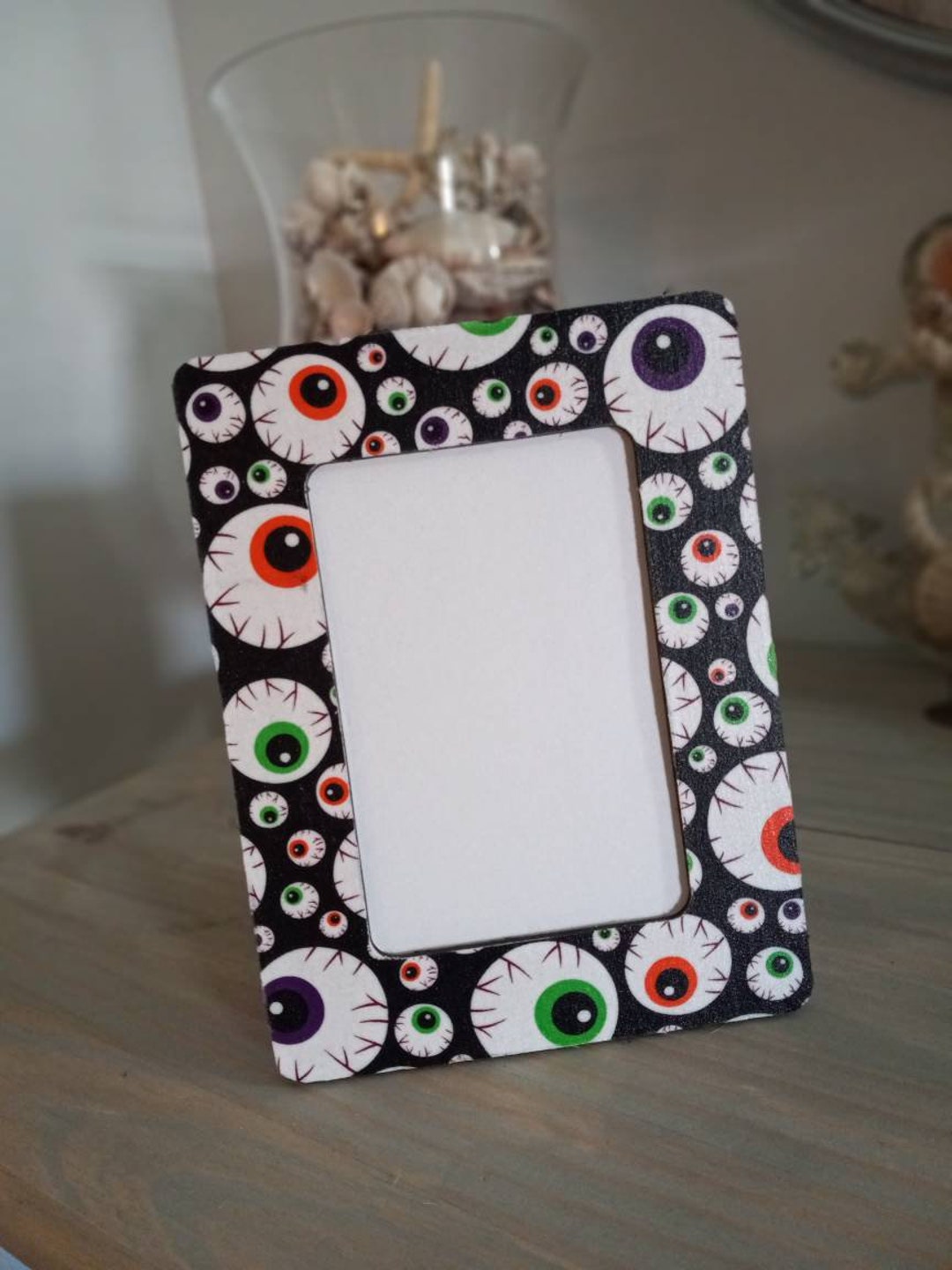 Halloween Blood Shot Spooky Eyeballs Wood Decoupage Photo Frames - Etsy