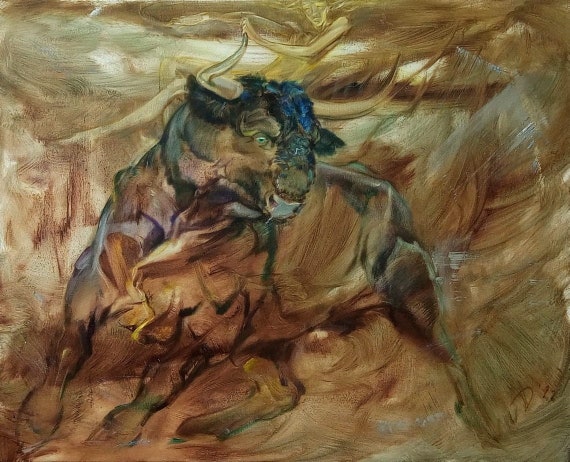 Divine Creatures Oil Painting | Etsy