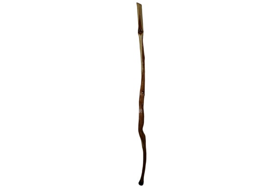 52.5'' Spalted Willow Walking Staff, Handcrafted in Northern MN, USA by ...