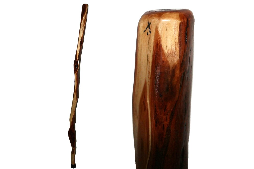 Short Walking Stick for XL Hands, Talk Hiking Cane, 52'' Strong ...