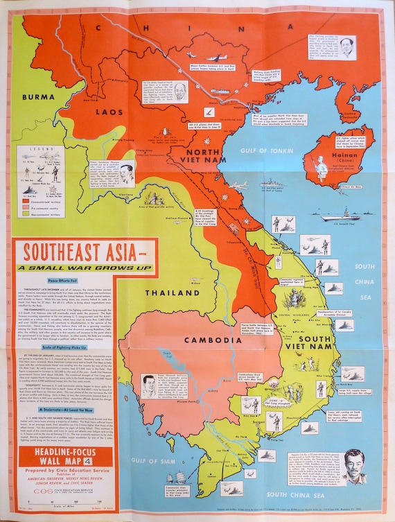 Map Of Southeast Asia During Vietnam War