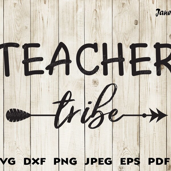 Teacher Tribe Svg - Etsy