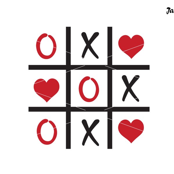 Heart Tic Tac Toe - Etsy