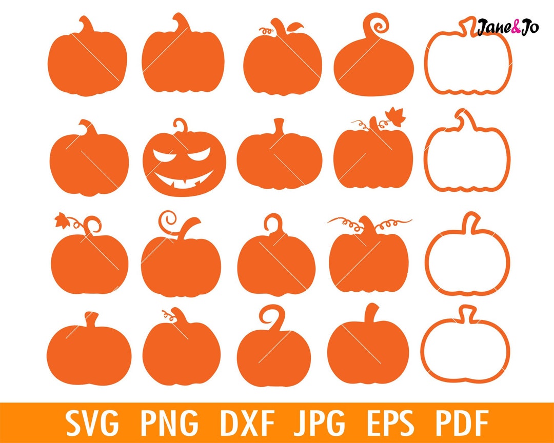 Pumpkin SVG, Pumpkin Bundle SVG, Halloween Svg, Pumpkins PNG , Fall Svg ...