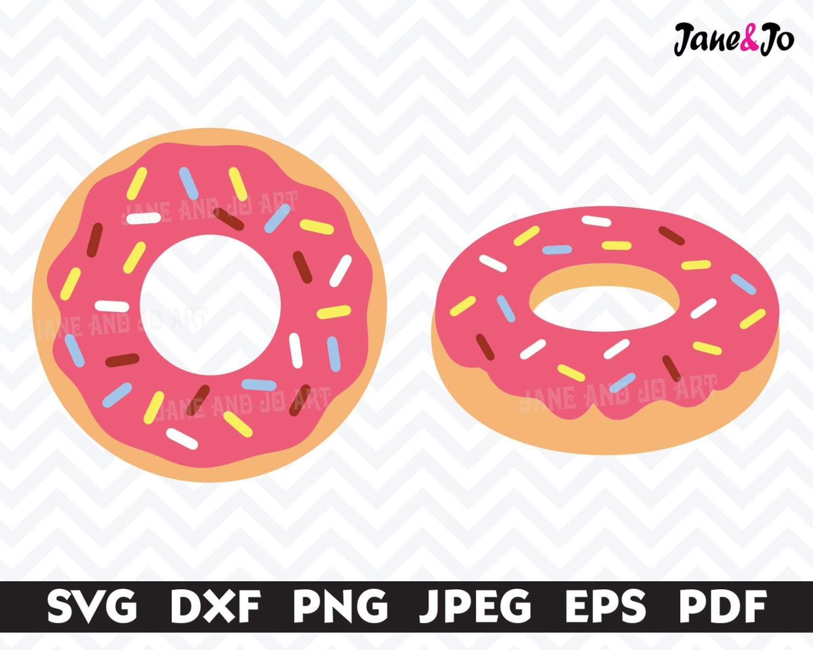 Donut SVG doughnut SVG circut Cut Filessilhouette Cut - Etsy