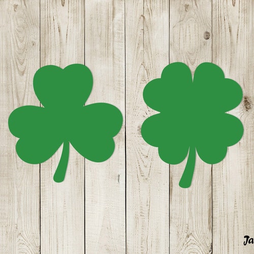 Clover Svgshamrock Svg Clover Leaf Svg Saint Patricks Day Etsy Ireland