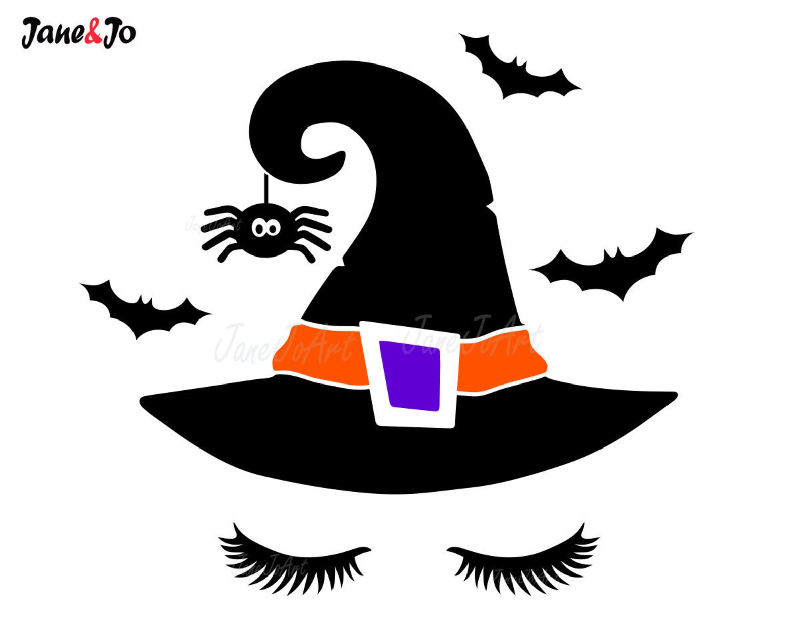 Cara de bruja Svg ,Witch Svg, Halloween Svg,Cricut Silhouette, Clipart ...