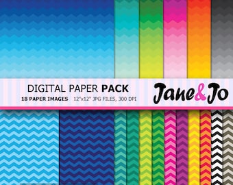 Chevron Digital | Etsy