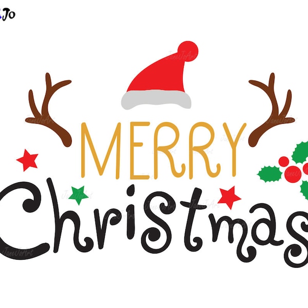 Merry Xmas Svg - Etsy