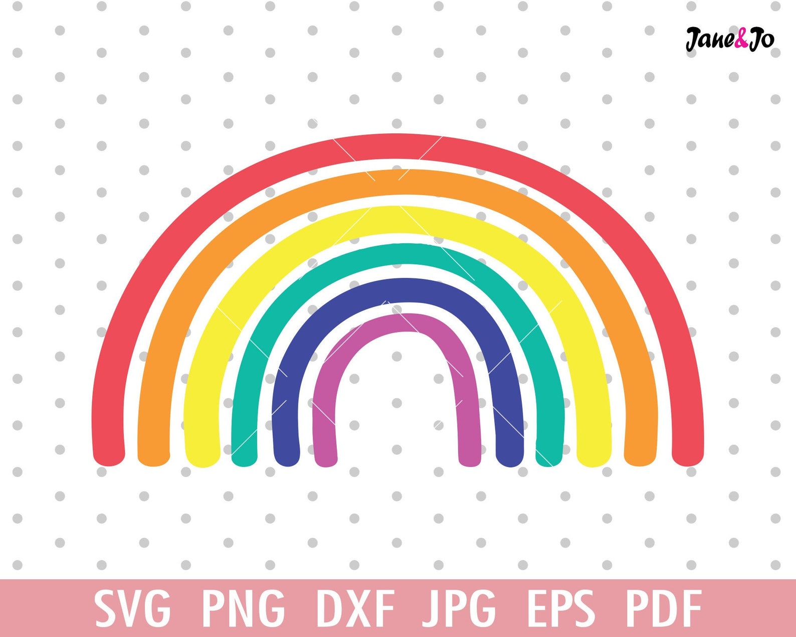 Rainbow SVG Rainbow Clipart Rainbow Pastel Cute Sky Svg - Etsy UK