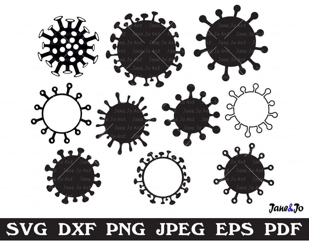 Virus SVG, Social Distancing Svg, Quarantine SVG ,virus Bundle Svg ...
