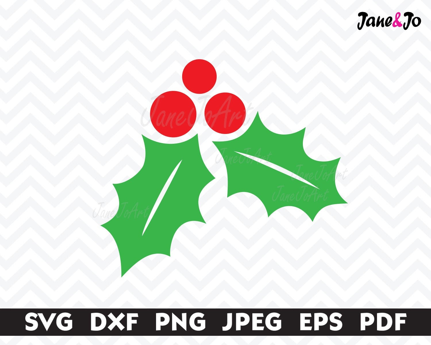 Christmas Holly Svg , Holly Berry SVG , Christmas Svg,mistletoe Svg ...