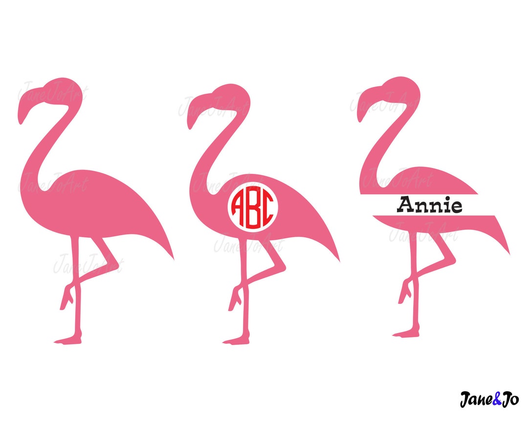 Flamingo SVG , Flamingo Clip Art , Pink Flamingo Vector, Cute Summer ...