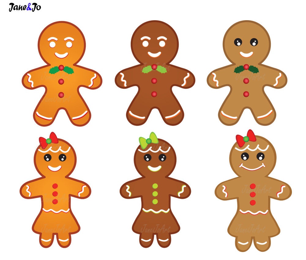 30 Gingerbread ClipartGingerbread clipartsChristmas | Etsy