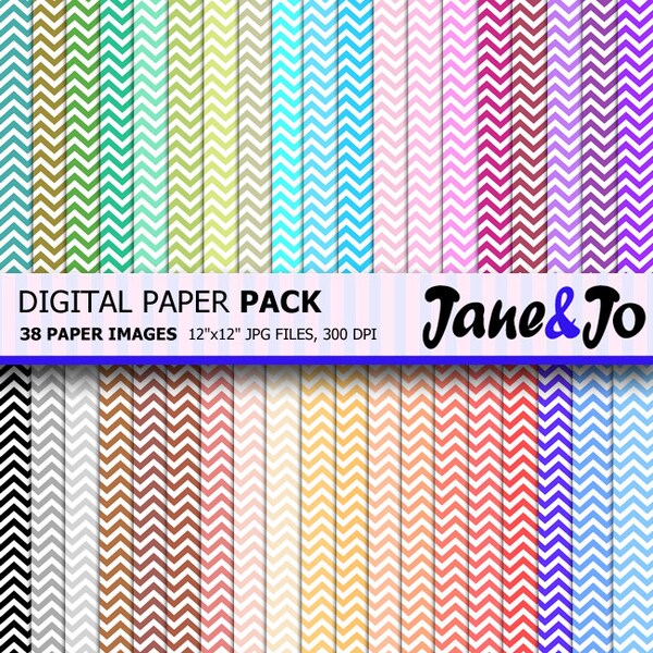 Rainbow Chevron - Etsy