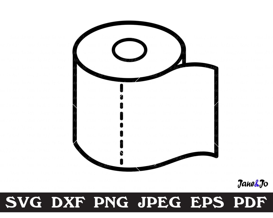 Toilet Paper SVG, Toilet Paper Clipart,toilet Paper Svg 2020 Circut Cut ...