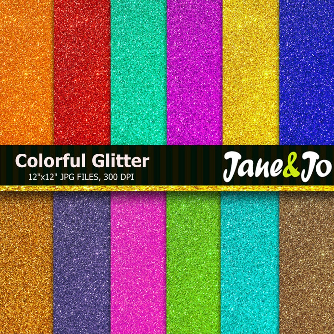 Glitter Digital Paper,colorful Sparkles ,glitter Texture Background ...