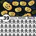 Halloween Digital Paper,colorful Halloween Party Printables Paper ...
