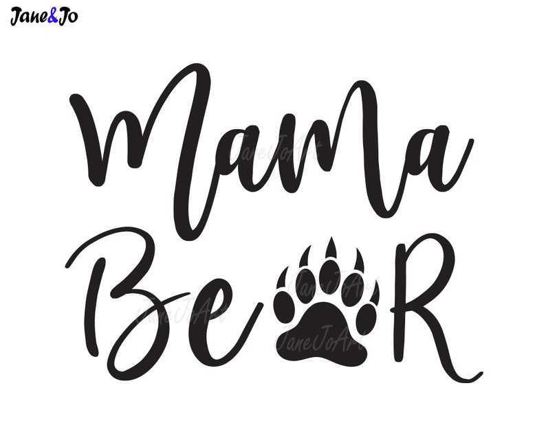 Mama Bear Svg,mama Mom Saying Svg,vector,mama Bear Clipart ,clip Art ...