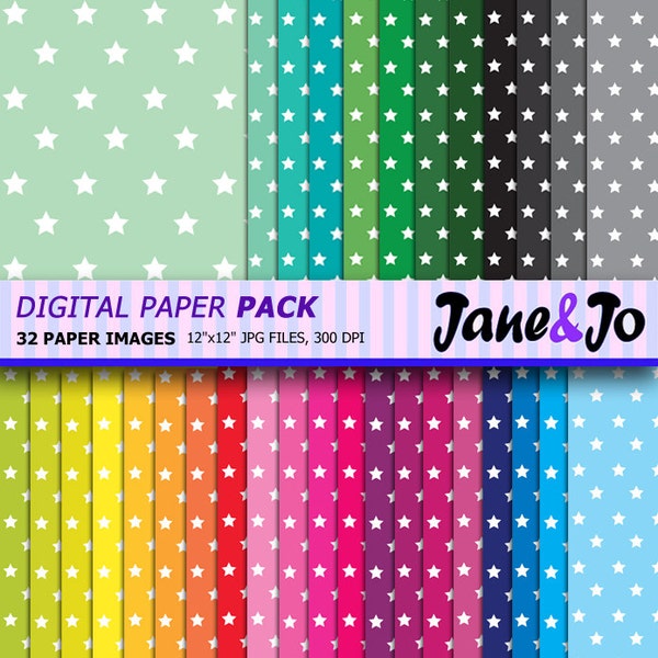 Pastel Rainbow Tiny Heart Digital Paper Pack/ Cute Digital - Etsy Canada