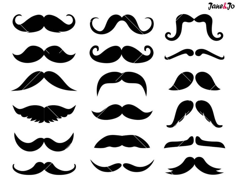 Bigote SVG, bigotes Svg, archivo de corte de bigote, imágenes ...