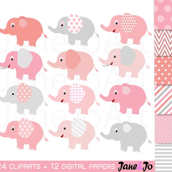 Elephant Chevron - Etsy