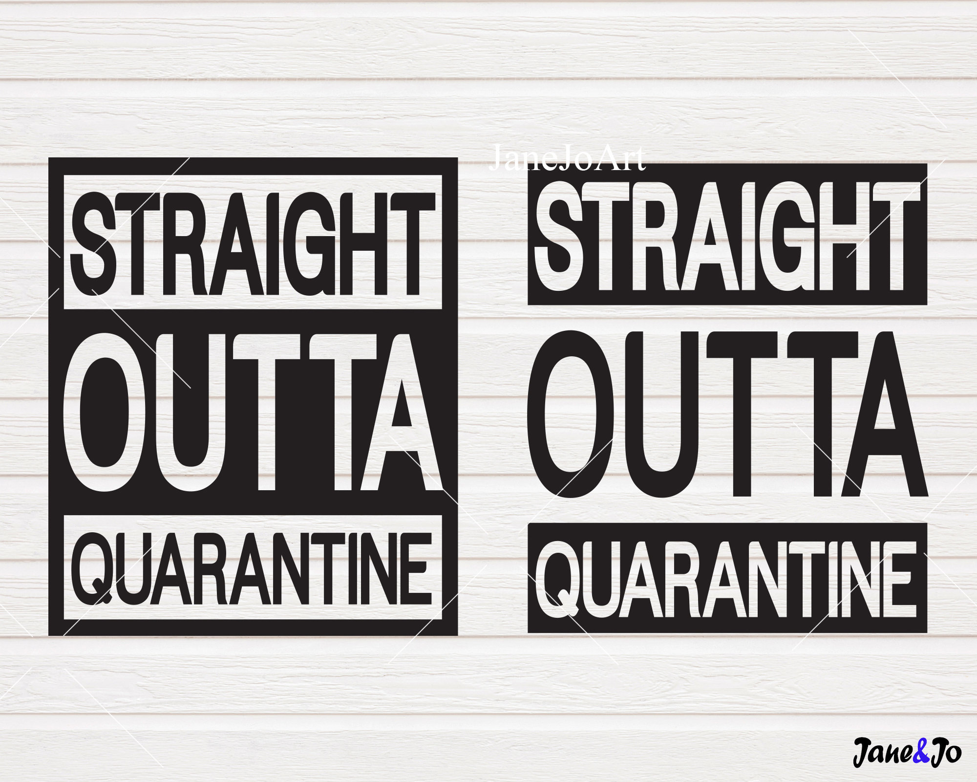 Straight Outta Quarantine Svg Quarantine Svgquarantined 2020 Etsy