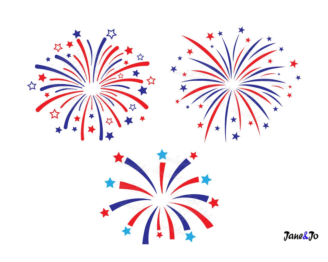 Fireworks 4th of July Svg,fireworks Svg,usa Firework America Svg ...