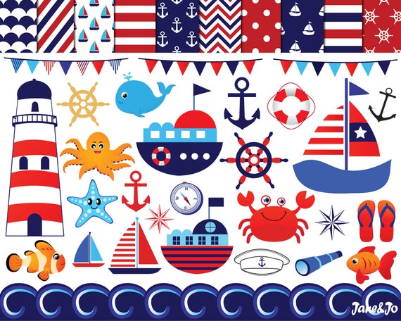 Nautical Vector Clip Art