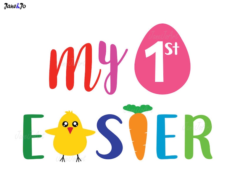 Easter Svg My 1st Easter Svg my First Easter Svg - Etsy