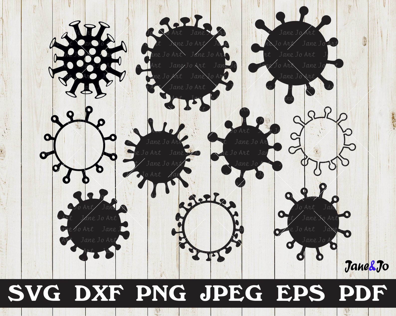 Virus SVG, Social Distancing Svg, Quarantine SVG ,virus Bundle Svg ...