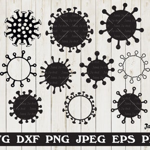 Virus SVG, Social Distancing Svg, Quarantine SVG ,virus Bundle Svg ...