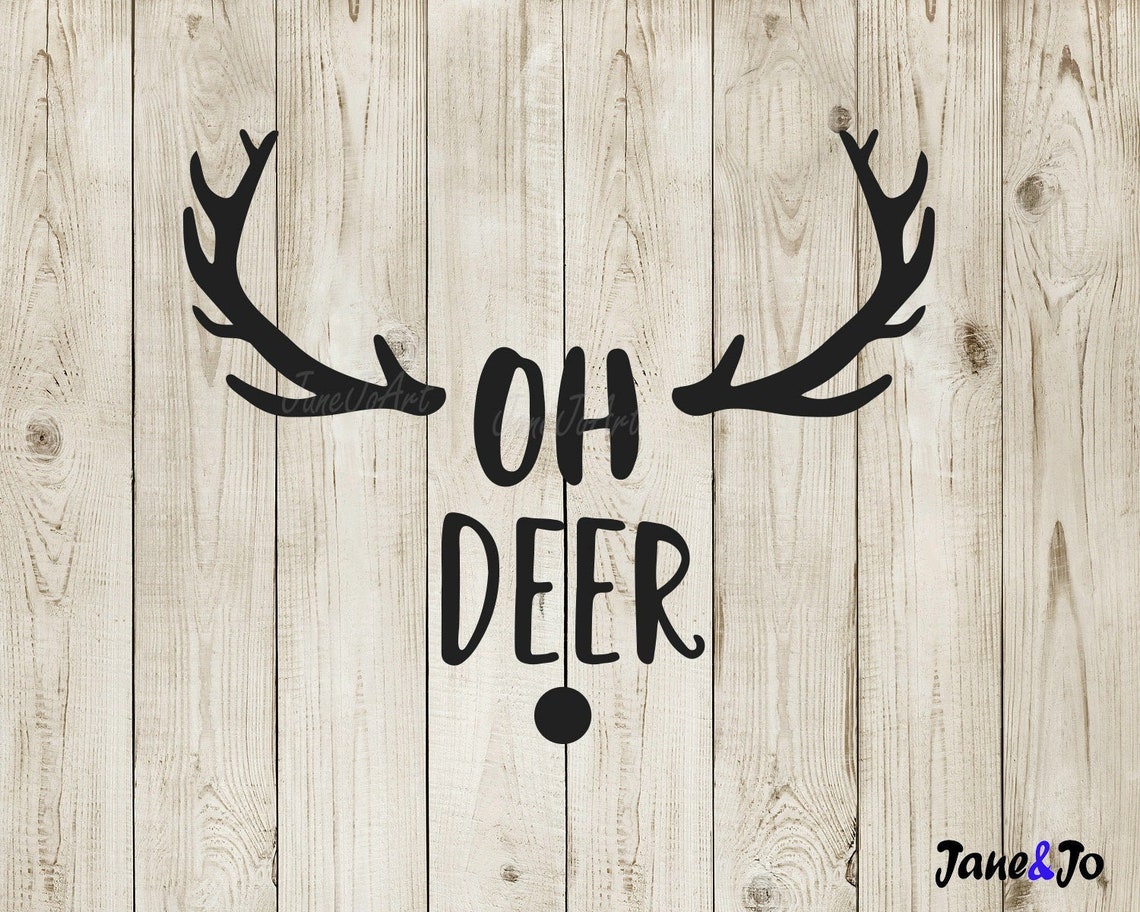 Oh Deer Svg Christmas Svg Reindeer Svg Rudolph Svg Rudolf - Etsy