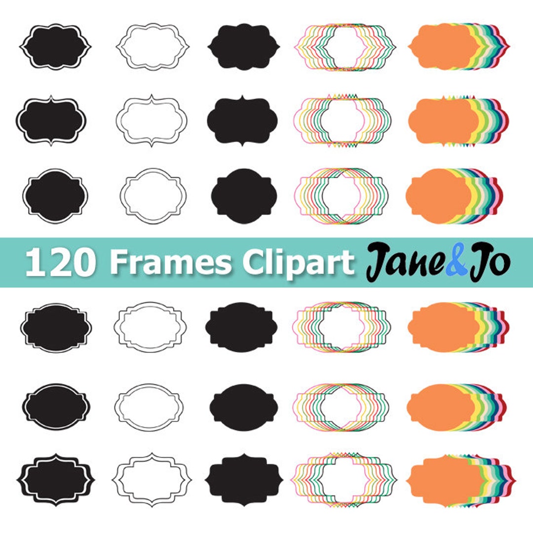 120 Frame Clipart , Digital Frames Clip Art ,frame Clip Art Digital ...