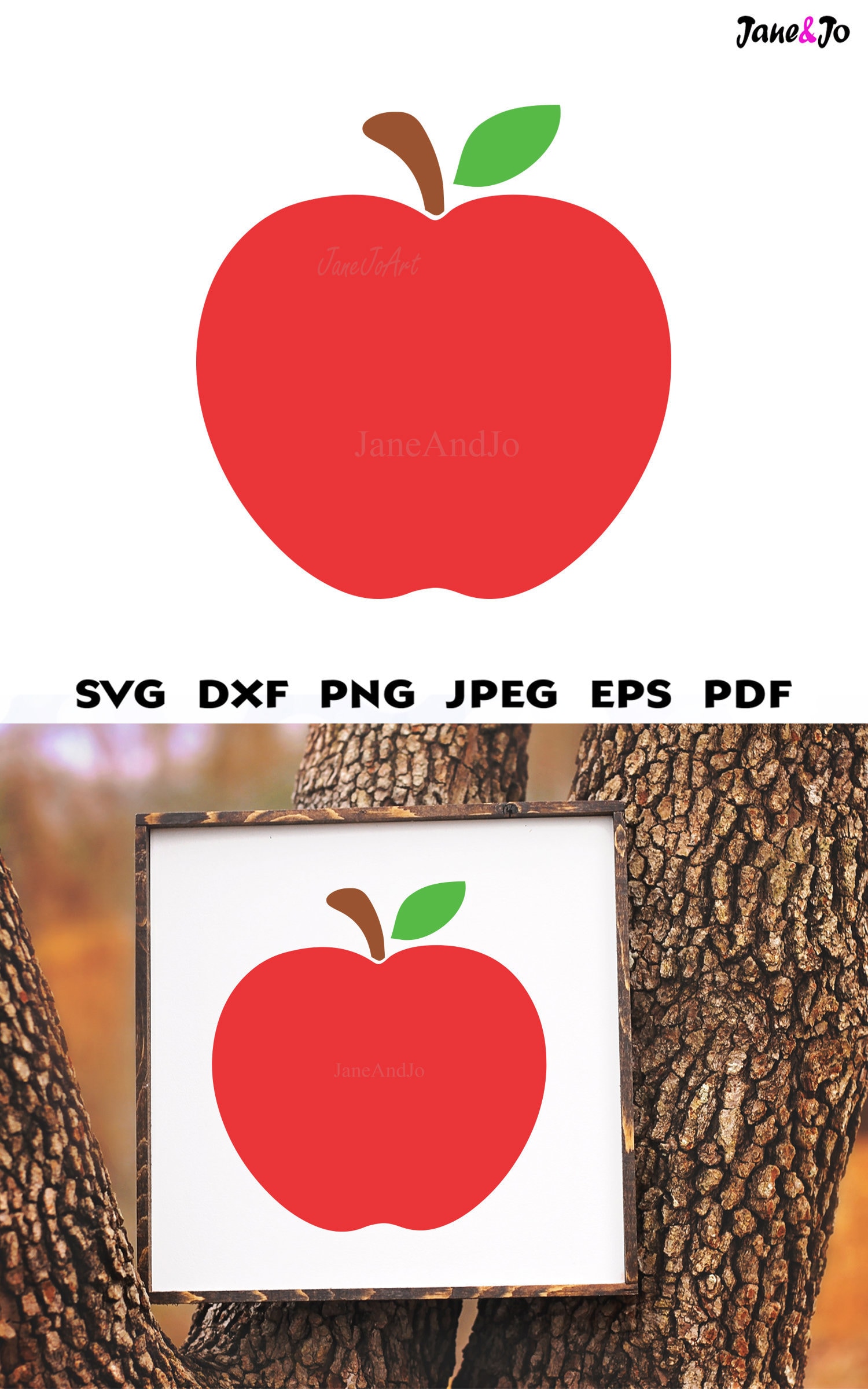 Drawing & Illustration Digital Art & Collectibles Fruit Svg Apple Svg ...