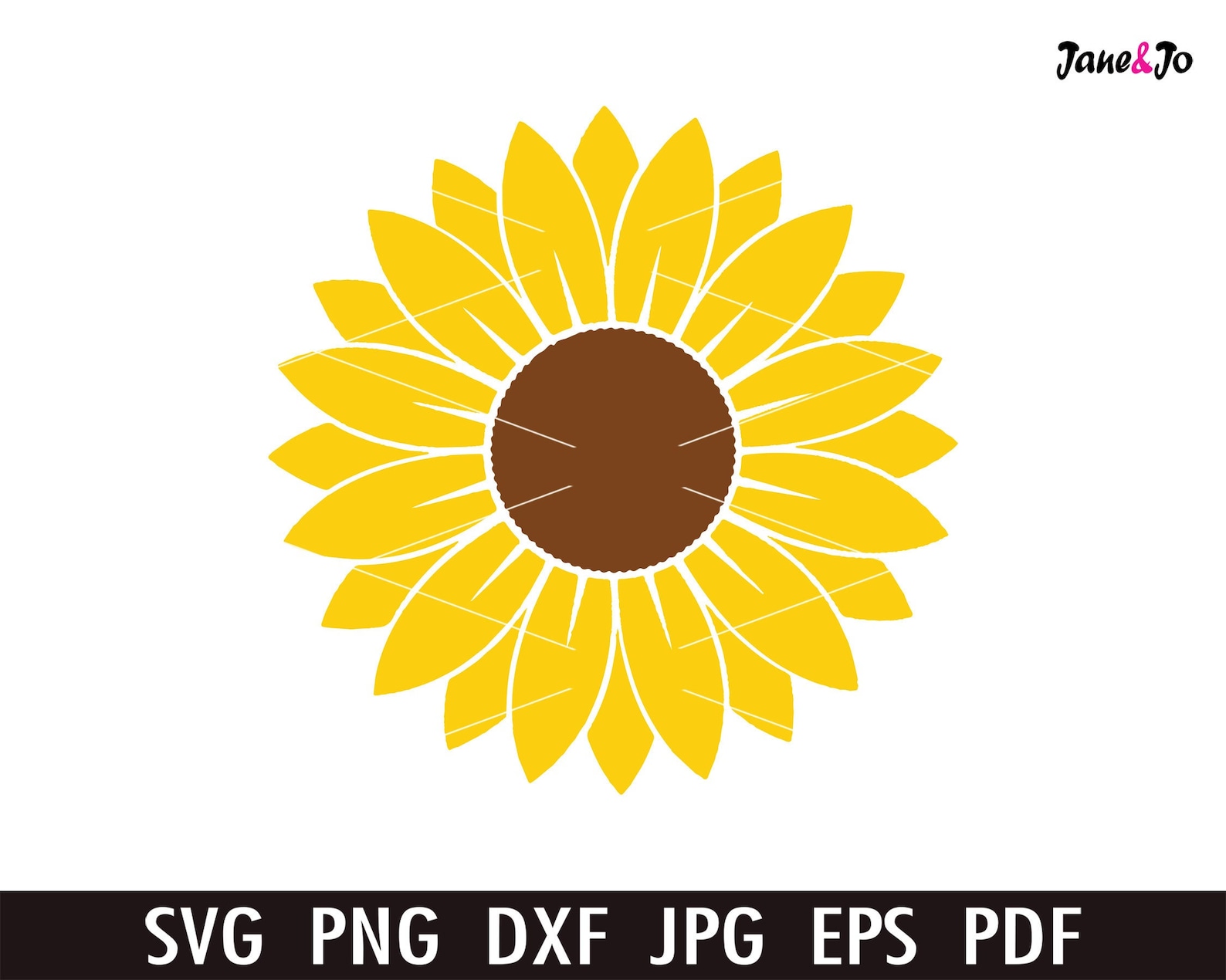 Sunflower SVG Sunflower PNG Flowers Svg Circut Cutting - Etsy