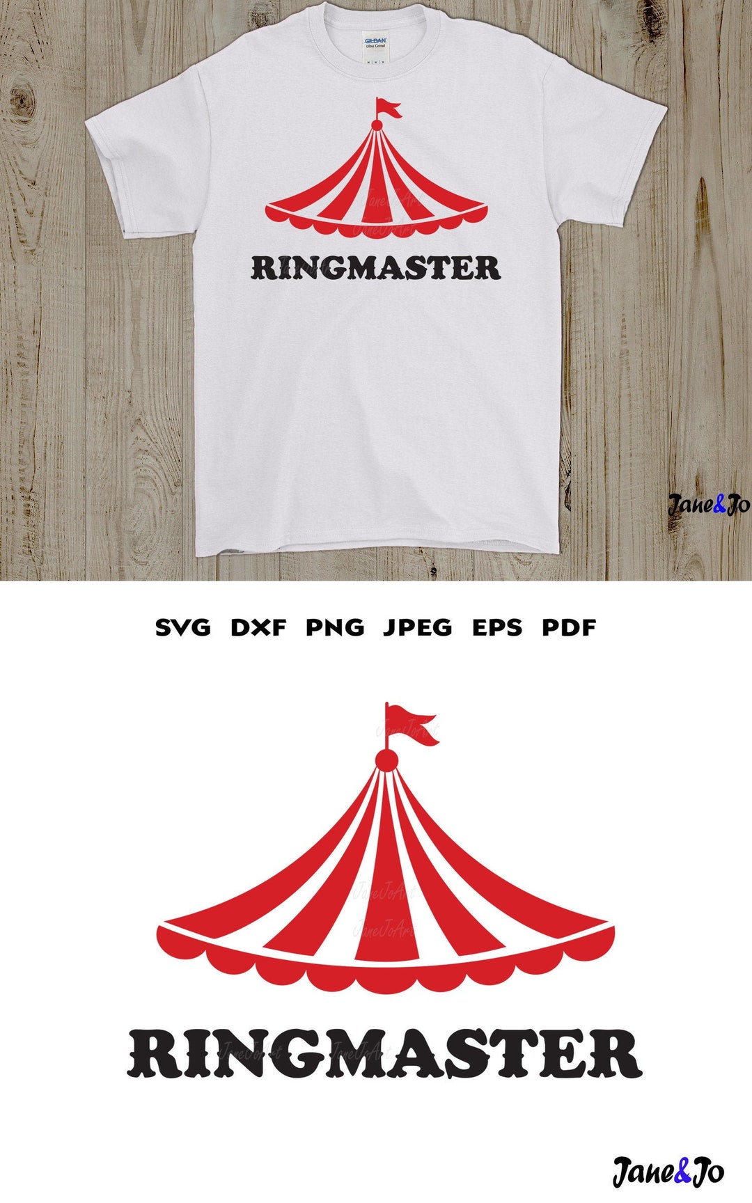 Ringmaster Carnival SVG , Circus Tent SVG ,ringmaster Circus Clipart ...