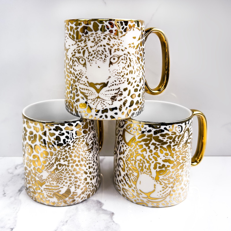 Leopard Coffee Mug - Etsy