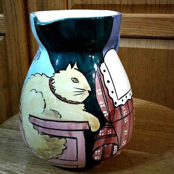 Cat Pitcher - Etsy