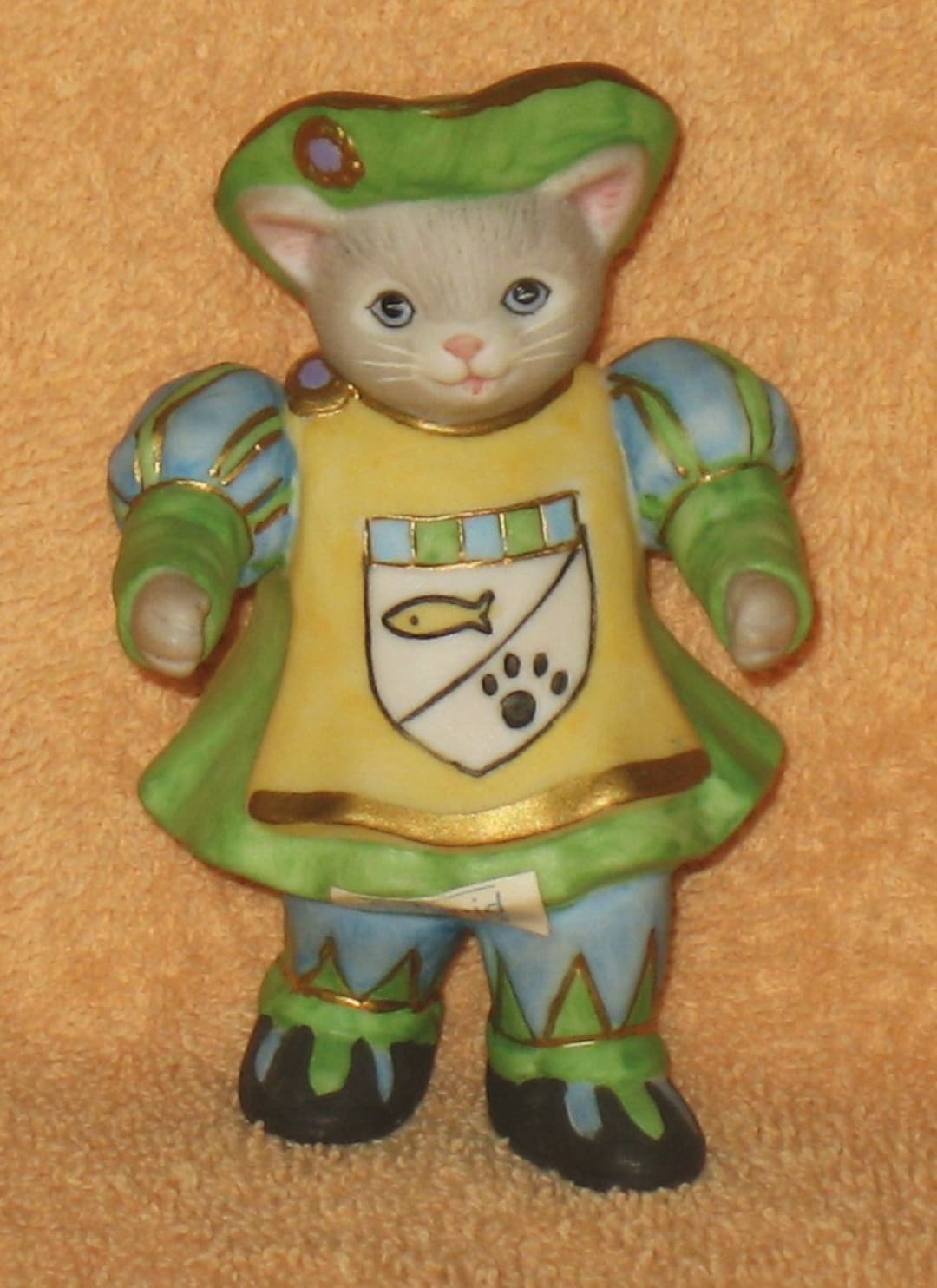 Vintage Cucumber Kitty " Dashing Lord Albert " Figure Nb - Etsy