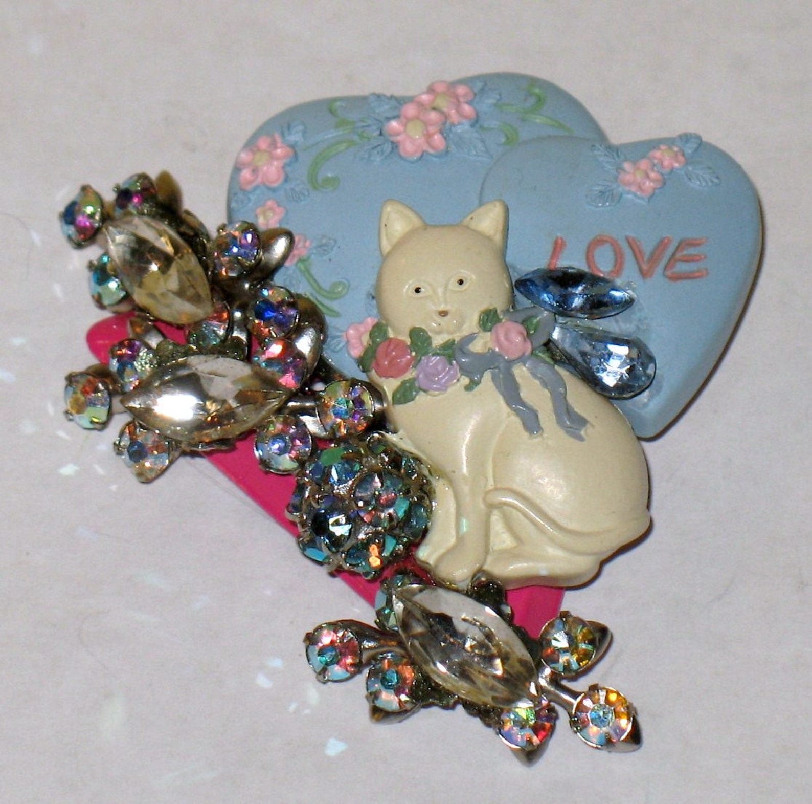 Vintage Cat Pin - Etsy