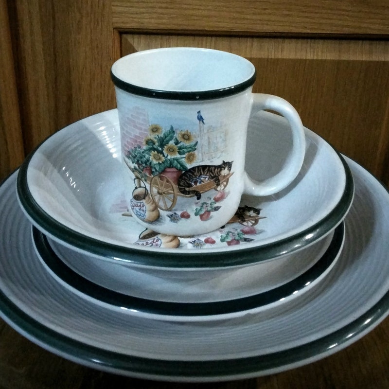 Cat Dinnerware Sets - Etsy