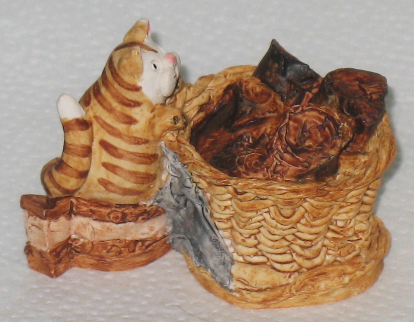 Peter Fagan Cat With Basket of Wood - Etsy
